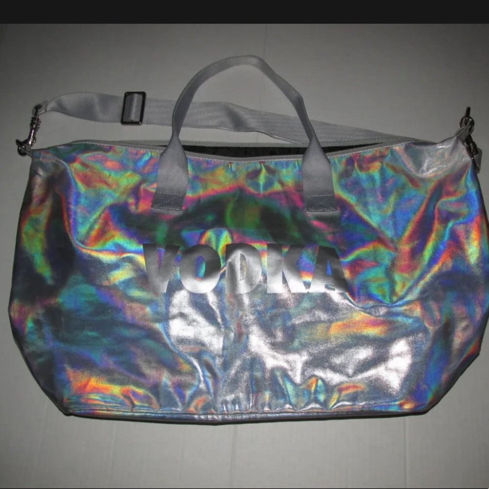 Absolut Vodka Silver Reflective Shoulder Bag - Gem